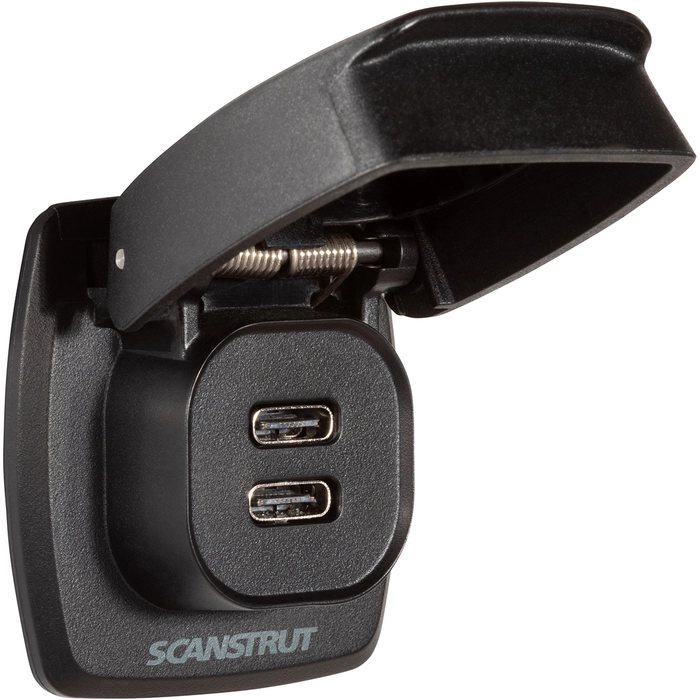 Scanstrut SC-USB-F3 Flip PRO Dobbel USB-C 12/24V - Seatronic