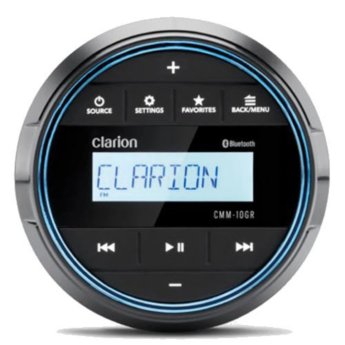 Clarion Marine Radio CMM-10GR med FM, AM, Bluetooth, USB - Seatronic