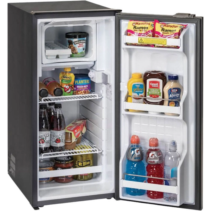 Isotherm Cruise CR86 Classic 86L kjøleskap, sort front, 12/24V - Seatronic